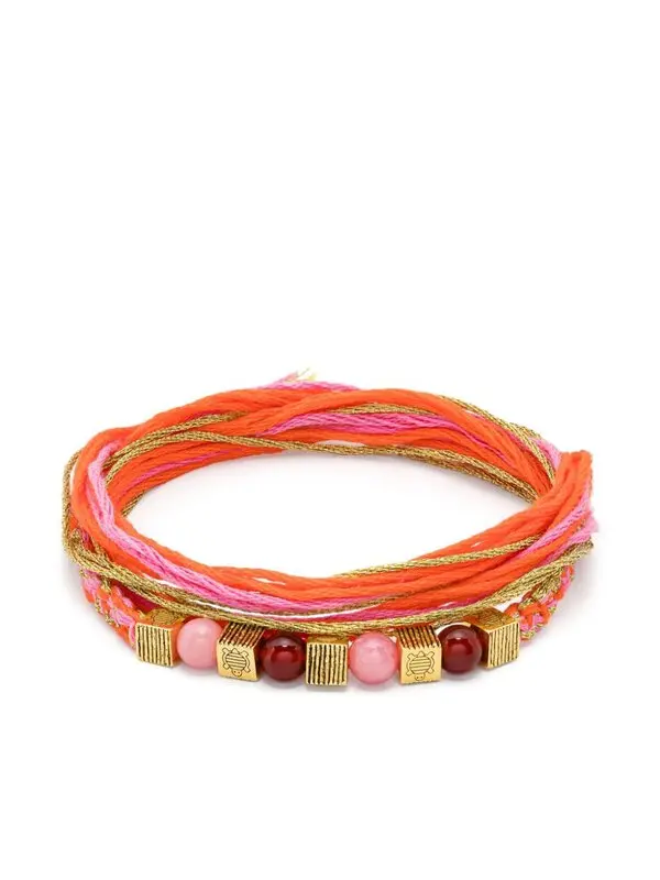 AURÉLIE BIDERMANN Honolulu Macramé Bracelet - Gold