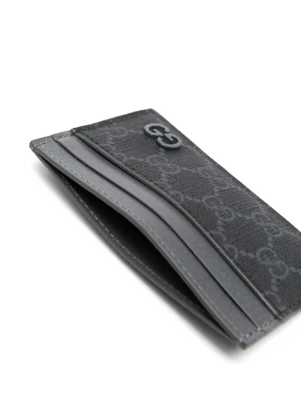 Gucci Gg Supreme Leather Cardholder