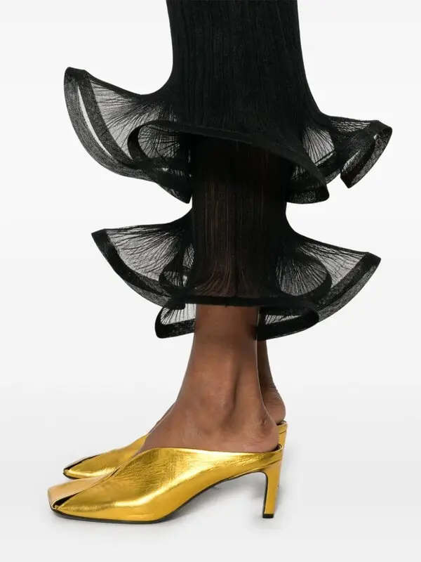 Simkhai Kelso Ruffle-detail Skirt - Black