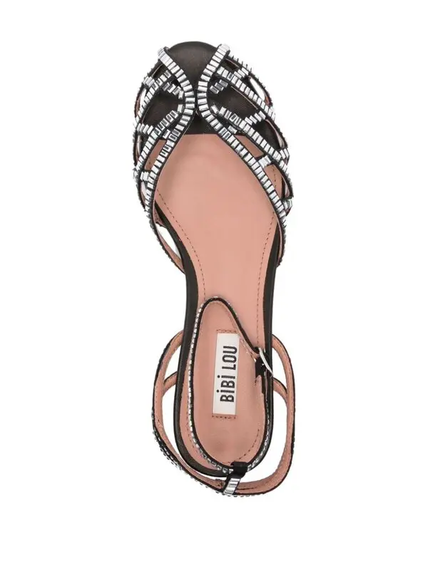 BIBI LOU Juliette Crystal-embellished Sandals