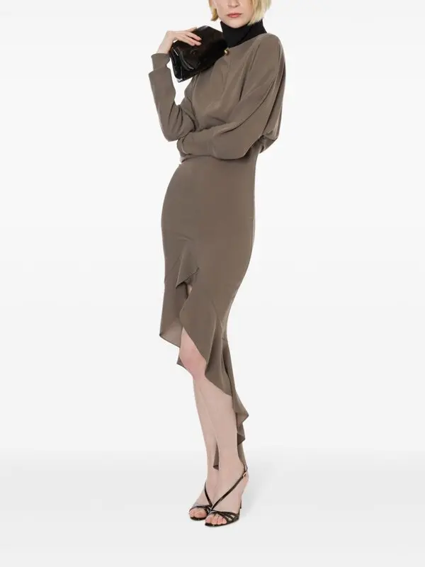 Philosophy Di Lorenzo Serafini Draped Asymmetric Dress