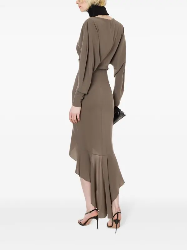 Philosophy Di Lorenzo Serafini Draped Asymmetric Dress