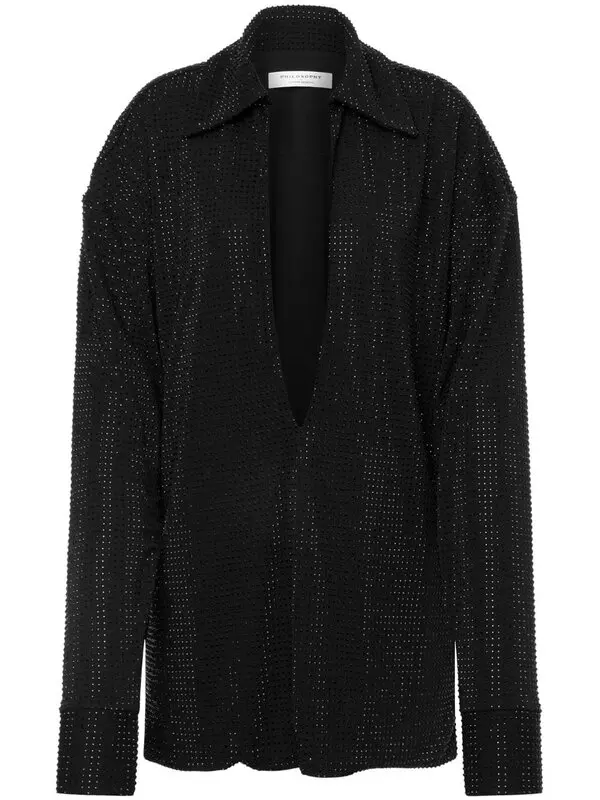 Philosophy Di Lorenzo Serafini Rhinestoned Blouse