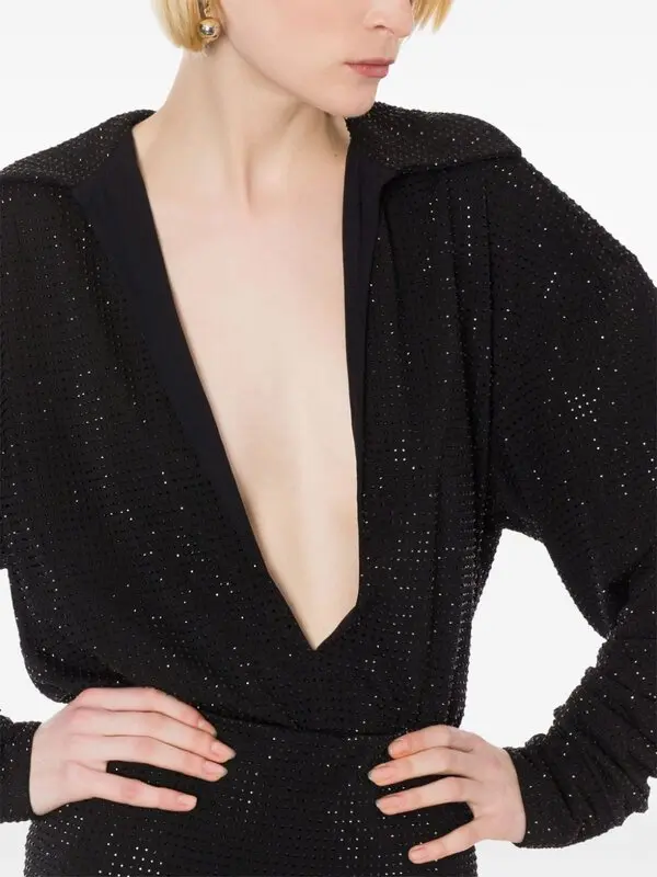 Philosophy Di Lorenzo Serafini Rhinestoned Blouse