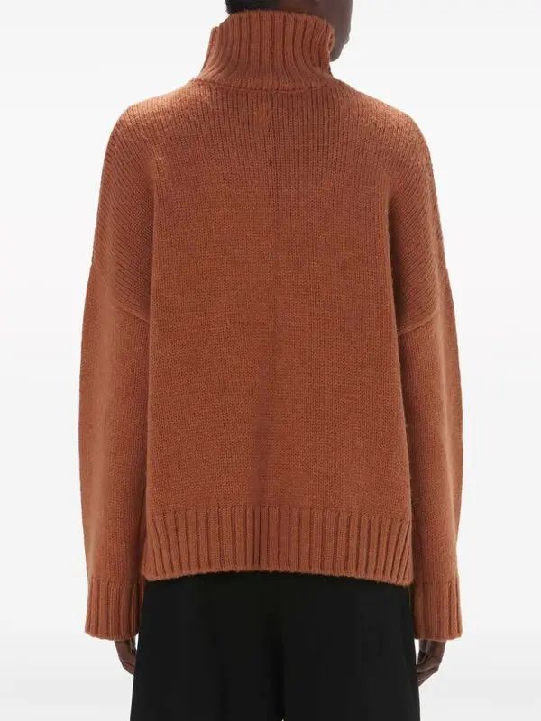 JW Anderson Anchor-logo Ribbed-knit Jumper