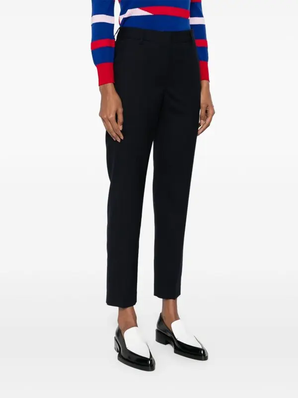 Paul Smith Pressed-crease Wool Trousers