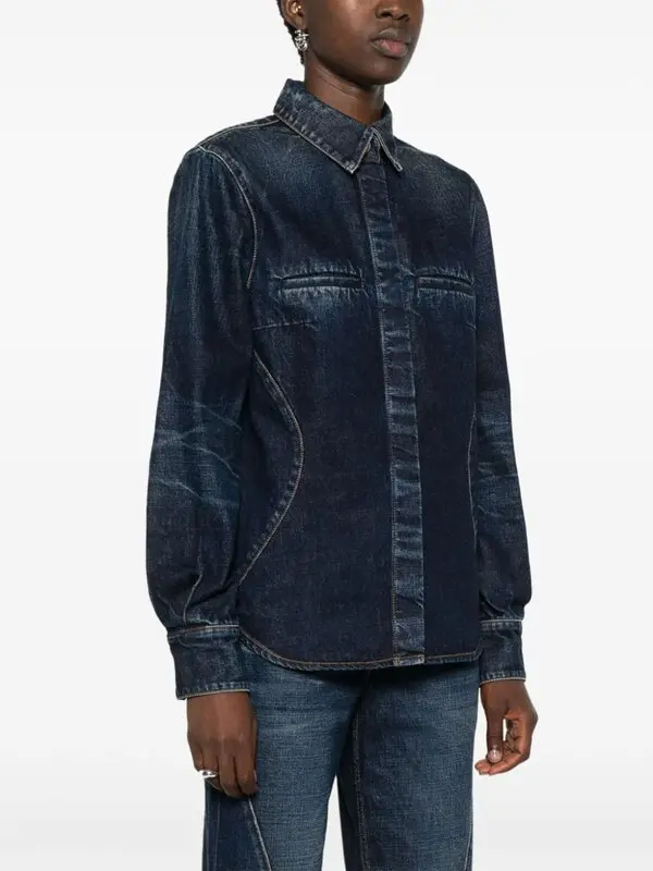 FERRAGAMO Whiskered Denim Shirt