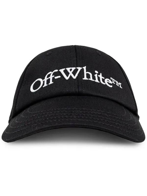 Off-White Logo-embroidered Baseball Cap - Black