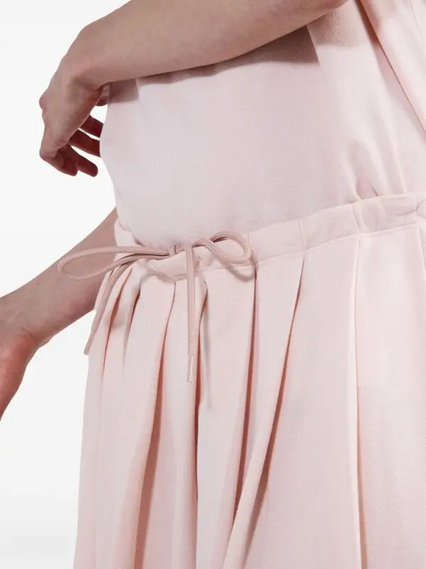 Prada Piqué Pleated Mini-skirt - Pink