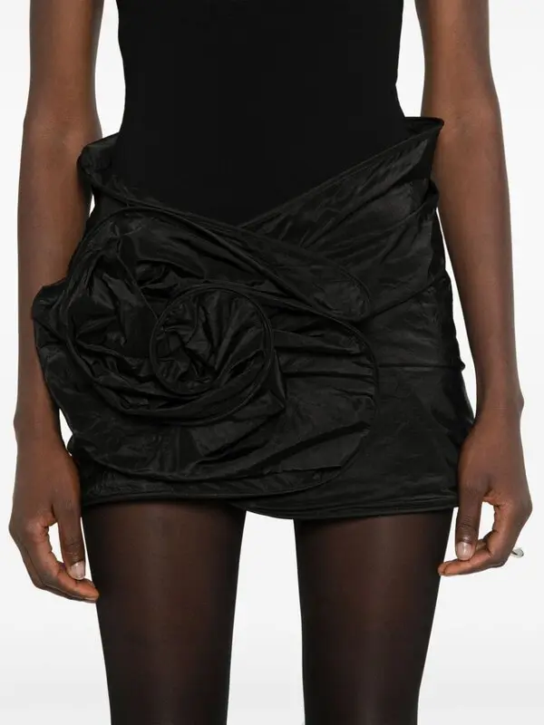 Magda Butrym 3d-rose Mini Skirt