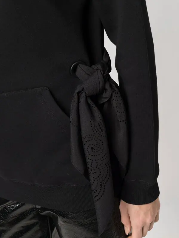 Givenchy Scarf-detail Cotton Hoodie