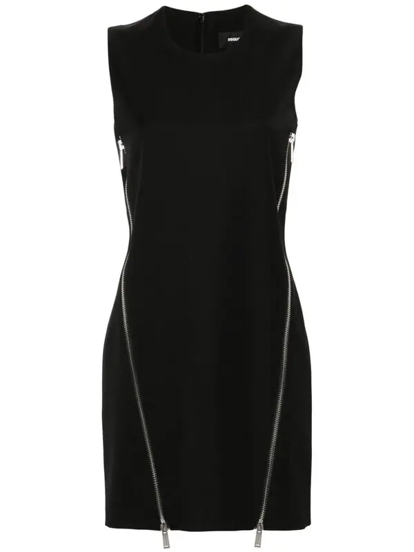 Dsquared2 Zip-detailed Shift Dress