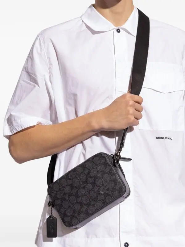 Coach Zipped Messenger Bag - Grey | Editorialist