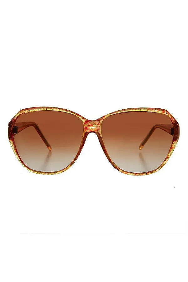 SUNGLASS MUSEUM Vintage Nessa Sunglasses Selected By - Gold