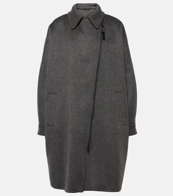 Brunello Cucinelli Oversized Cashmere Car Coat