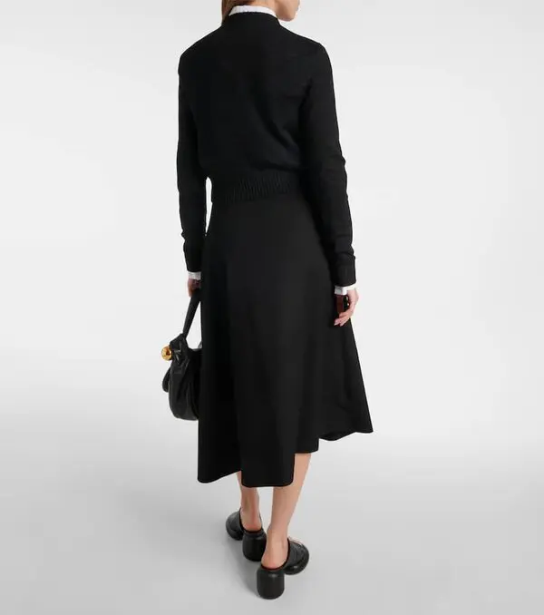 JIL SANDER Wool Sweater - Black