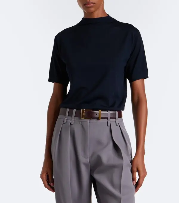 JIL SANDER Wool Sweater - Blue