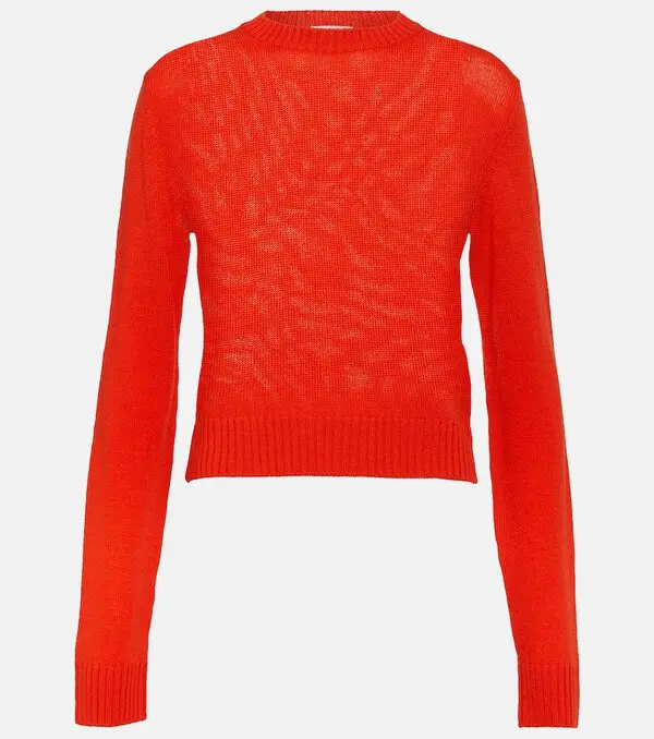 JIL SANDER Wool Sweater - Red
