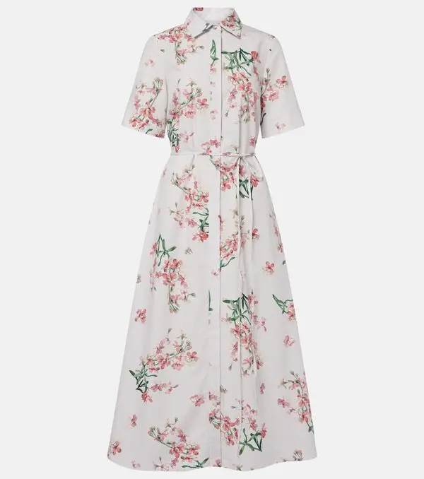 Erdem Floral Cotton Shirt Dress - Multicoloured