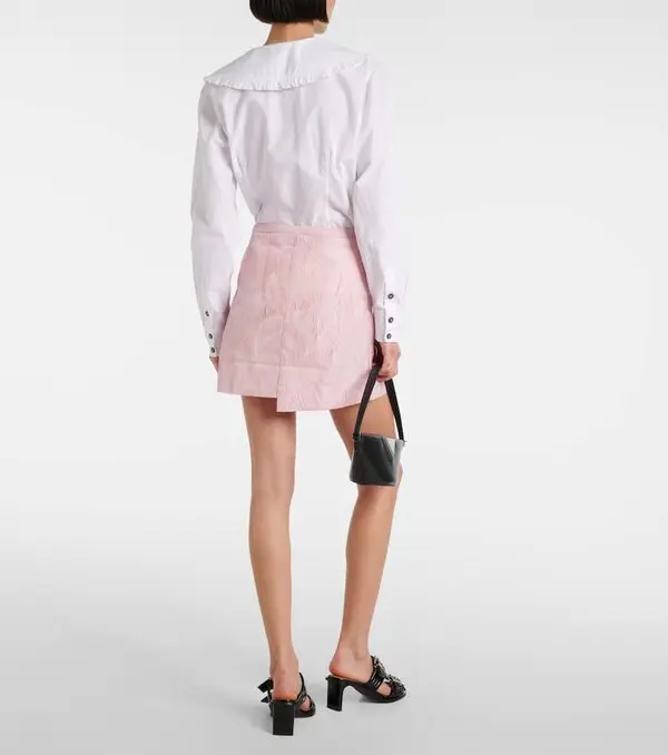GANNI Jacquard Wrap Skirt
