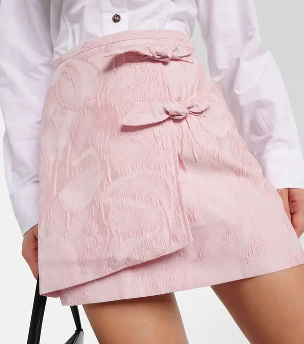 GANNI Jacquard Wrap Skirt