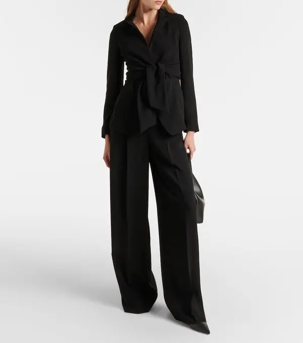 Max Mara Belted Cady Blazer