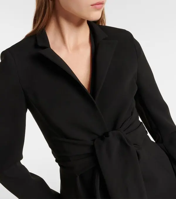 Max Mara Belted Cady Blazer