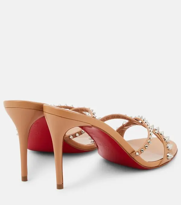 CHRISTIAN LOUBOUTIN Tatoosh 85 Leather Mules
