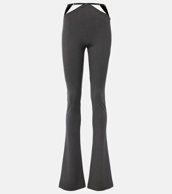 Attico Cutout Flared Pants