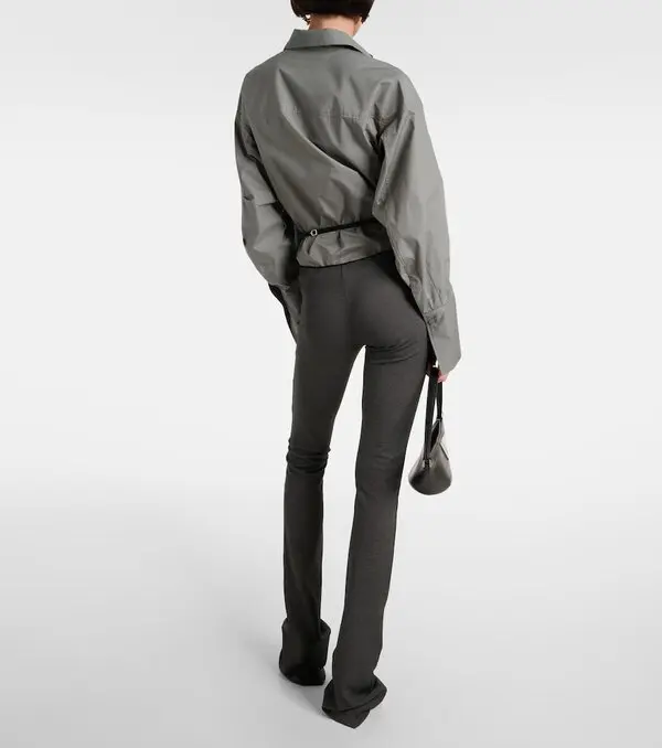 Attico Cutout Flared Pants