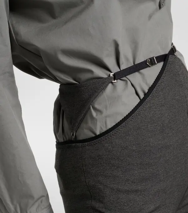 Attico Cutout Flared Pants