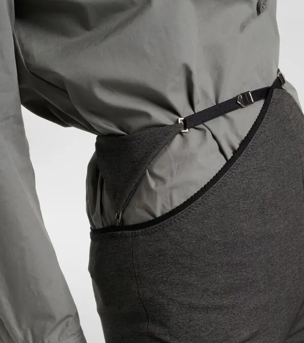 Attico Cutout Flared Pants