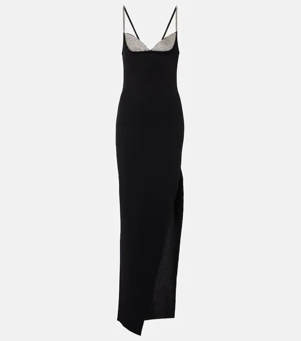 Balmain Crystal-embellished Gown