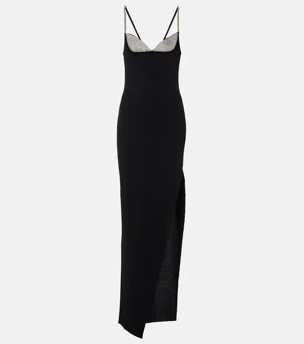 Balmain Crystal-embellished Gown