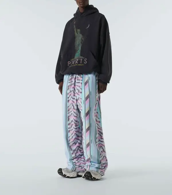 Balenciaga Printed Fleece Sweatpants