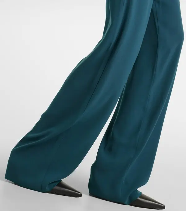 Max Mara Medusa High-rise Straight Pants - Grey