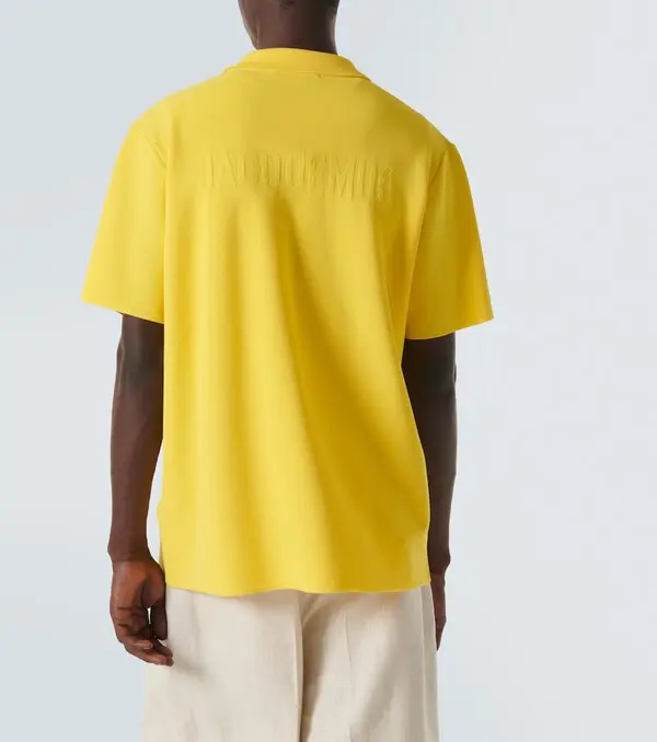 Jacquemus Le Polo Maille Piqué Polo Shirt - Yellow