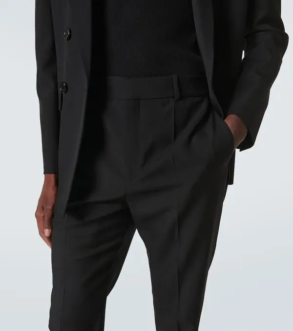 Saint Laurent High-rise Straight Pants