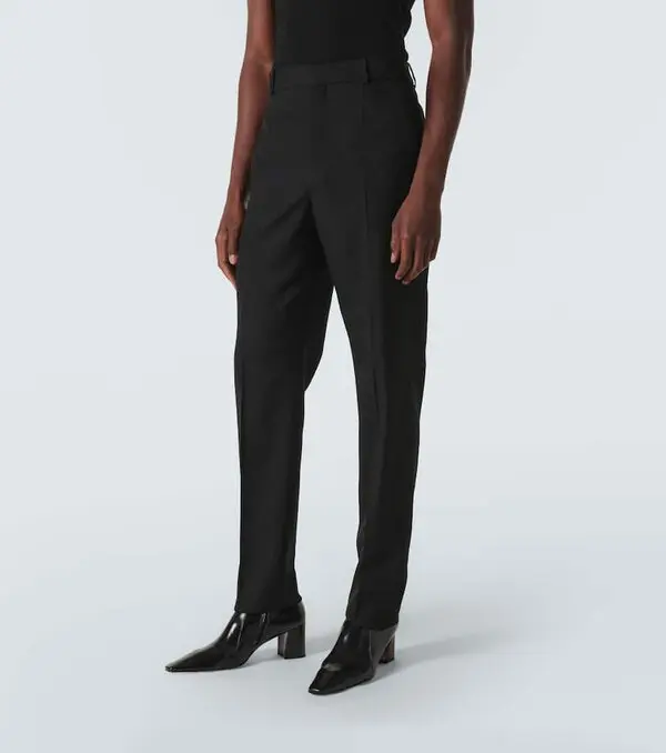 Saint Laurent High-rise Straight Pants