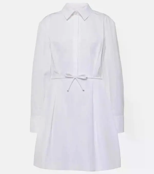 Valentino Garavani Cotton Poplin Shirt Dress - White