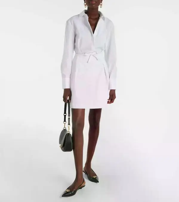 Valentino Garavani Cotton Poplin Shirt Dress