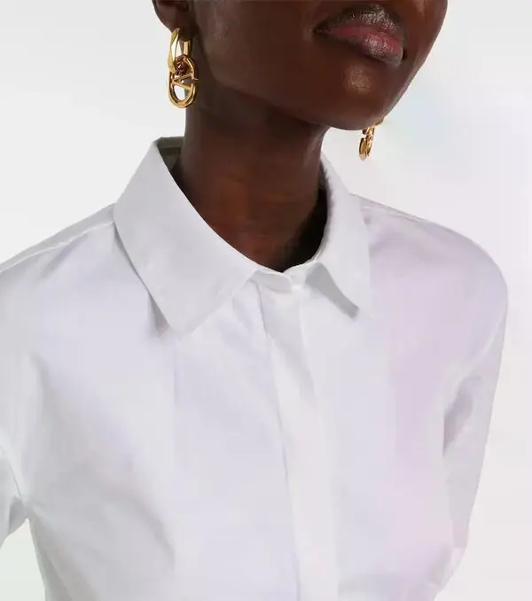 Valentino Garavani Cotton Poplin Shirt Dress
