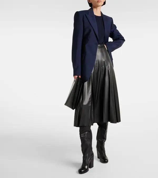 Proenza Schouler Cassidy Wool And Silk Sweater - Blue