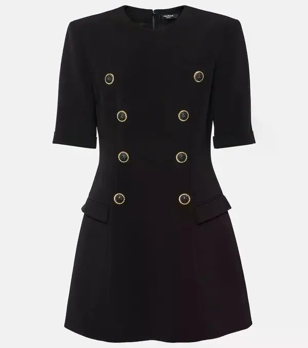 Balmain Crêpe Minidress