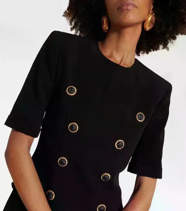 Balmain Crêpe Minidress