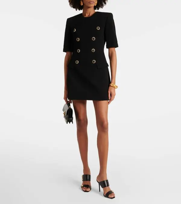 Balmain Crêpe Minidress