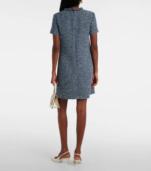 Valentino Garavani Tweed Denim Minidress