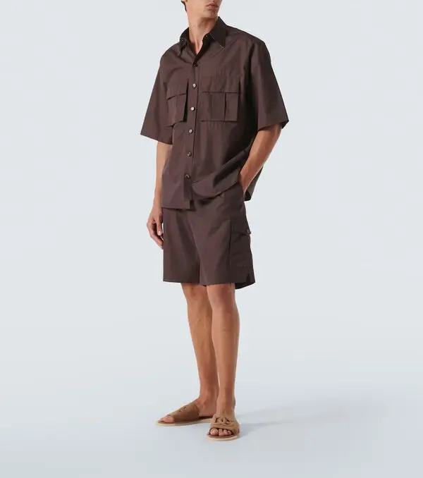 Dolce & Gabbana Cotton And Silk Poplin Shirt
