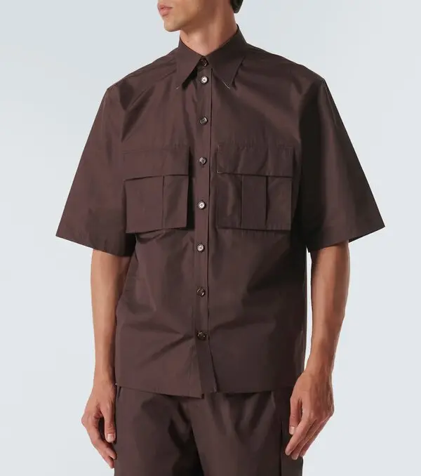Dolce & Gabbana Cotton And Silk Poplin Shirt