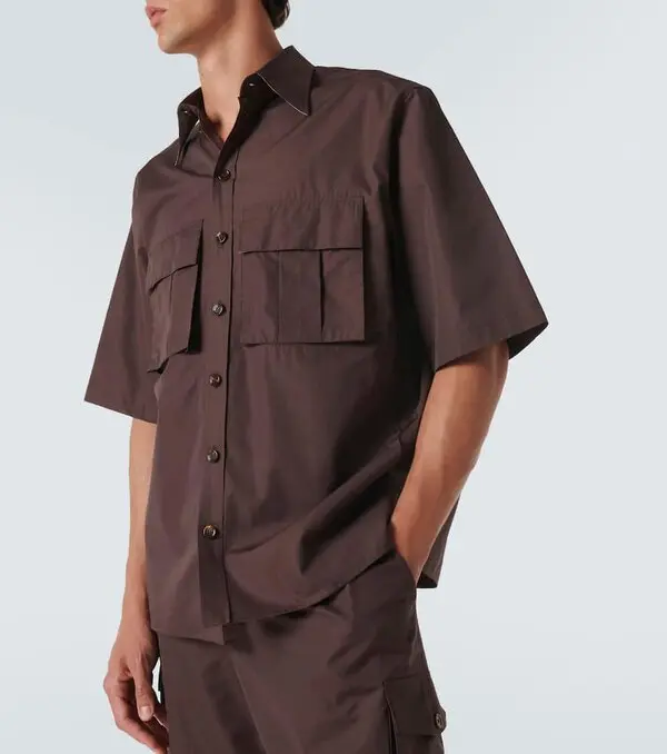 Dolce & Gabbana Cotton And Silk Poplin Shirt